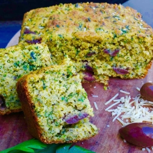 Gluten free Reduced Carb Lupin, Polenta and Kale bread - Professor ...